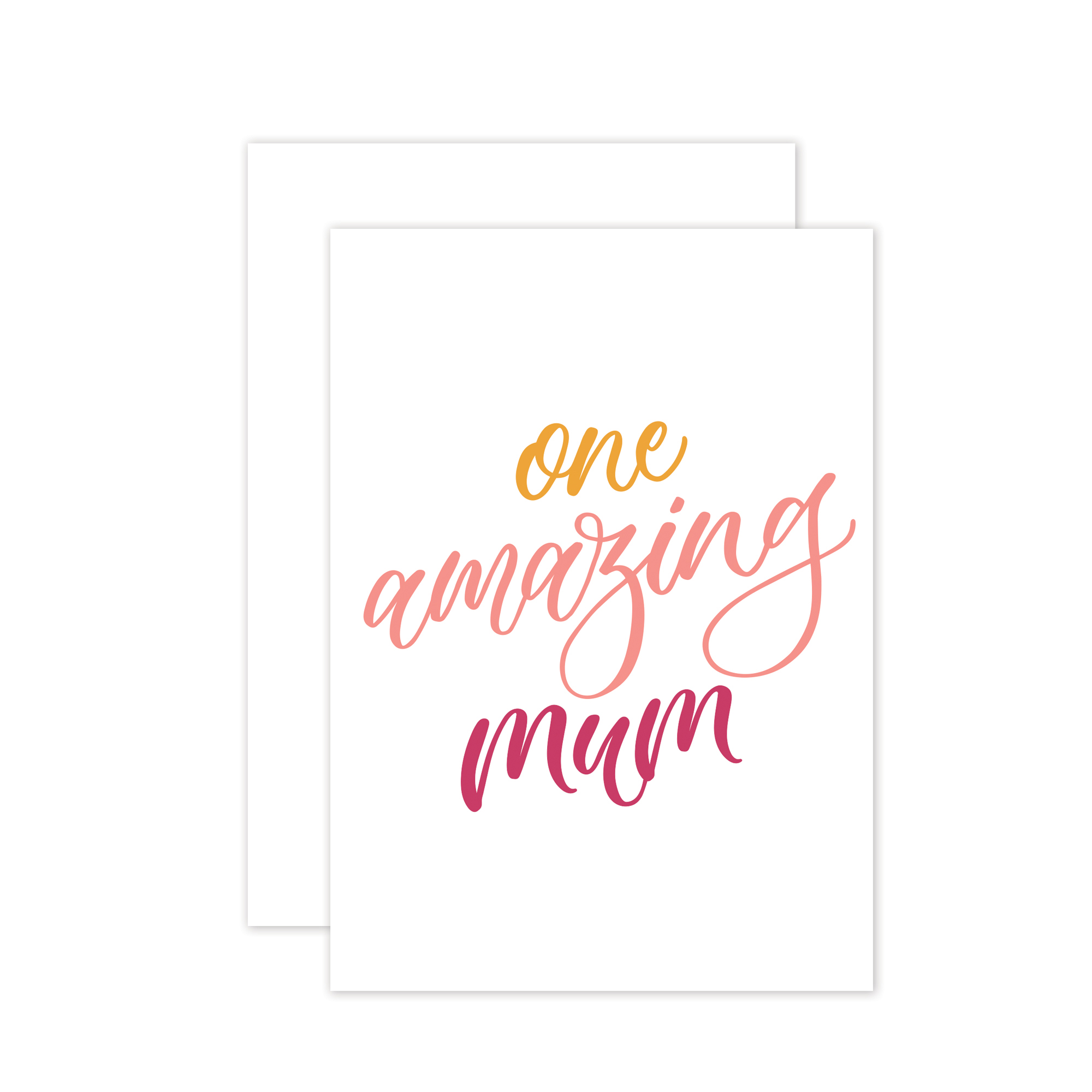 One Amazing Mum | Premium Greeting Card